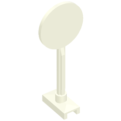 LEGO PART 14 Road Sign Round | Rebrickable - Build with LEGO