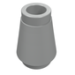 LEGO PART 59900 Cone 1 x 1 [Top Groove] | Rebrickable - Build with LEGO