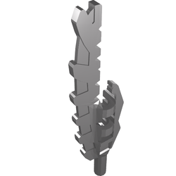 LEGO PART 11107 Weapon Sword Serrated with Bar Holder | Rebrickable ...