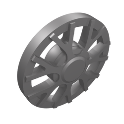 LEGO PART 18979b Wheel Cover 7 Spoke Y Shape - for Wheel 18976 ...