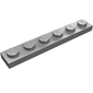 LEGO PART 3666 Plate 1 x 6 | Rebrickable - Build with LEGO