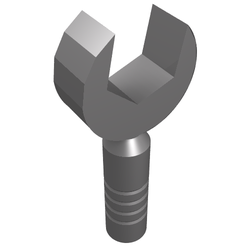 LEGO PART 604551 Tool Wrench / Spanner Open End [3-Rib Handle ...