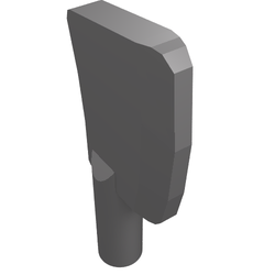 LEGO PART 98369 Equipment Cleaver, no Holes | Rebrickable - Build with LEGO