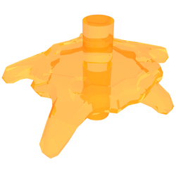 LEGO PART 35032f Wave / Power Burst / Flame, Shield Small with Bar Ends ...