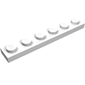 LEGO PART 3666 Plate 1 x 6 | Rebrickable - Build with LEGO