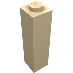 LEGO PART 14716 Brick 1 x 1 x 3 | Rebrickable - Build with LEGO