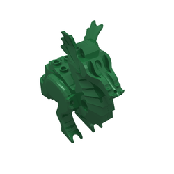 LEGO PART 6129c01 Creature Body Part, Dragon Body [Plain] | Rebrickable ...