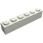 LEGO PART 3009 Brick 1 x 6 | Rebrickable - Build with LEGO
