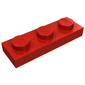 LEGO PART 3623 Plate 1 x 3 | Rebrickable - Build with LEGO