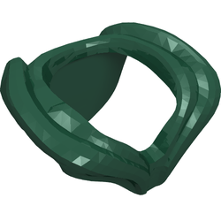 LEGO PART 15428 Minifig Neckwear Hood Folded Down | Rebrickable - Build ...