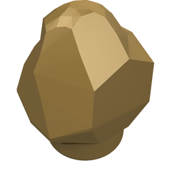 LEGO PART 35646 Rock 1 1/3 x 1 1/3 x 1 | Rebrickable - Build with LEGO