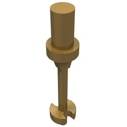 LEGO PART 90540 Bar 3L with Handle, Stop Ring and Side Stops (Minifig ...