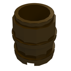 LEGO PART 2489 Barrel 2 x 2 x 2 | Rebrickable - Build with LEGO