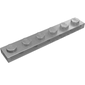 LEGO PART 3666 Plate 1 x 6 | Rebrickable - Build with LEGO