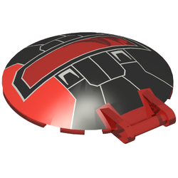 LEGO PART 18675pr0005 Dish 6 x 6 Inverted - No Studs with Handle with ...