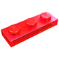 LEGO PART 3623 Plate 1 x 3 | Rebrickable - Build with LEGO