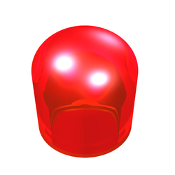 LEGO PART 4770 Brick Round 1 x 1 x 2/3 Light Bulb Cover | Rebrickable ...