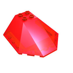 LEGO PART 87606 Windscreen 6 x 6 x 2 Canopy | Rebrickable - Build with LEGO