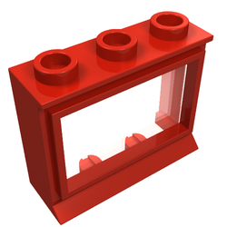 LEGO PART 31bc01 Window 1 x 3 x 2 Classic with Long Sill [Complete ...