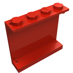 LEGO PART 4215apr0015 Panel 1 x 4 x 3 - Solid Studs with Diagonal 1/2 ...