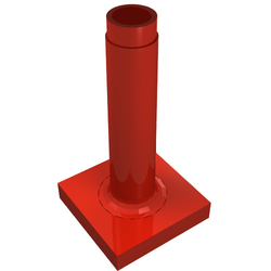 LEGO PART 4913 Duplo Sign Post Tall | Rebrickable - Build with LEGO