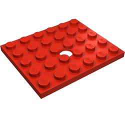 LEGO PART 711 Plate Special 5 x 6 with Hole | Rebrickable - Build with LEGO