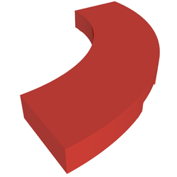 LEGO PART 79393 Tile 3 x 3 Curved, Macaroni | Rebrickable - Build with LEGO