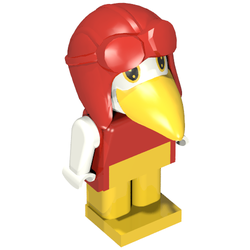LEGO PART fabfig0007c03pr0001 Fabuland Figure Crow 3 with Aviator ...