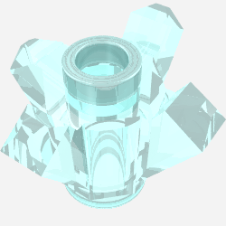 LEGO PART 11127 Rock 1 x 1 Crystal 4 Point | Rebrickable - Build with LEGO