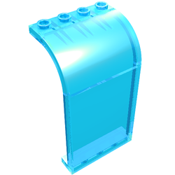 LEGO PART 2571 Panel 3 x 4 x 6 Curved Top | Rebrickable - Build with LEGO