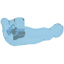 LEGO PART 27393 Wave / Power Blast Rounded Energy with Bar Handle ...