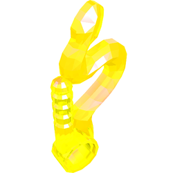 LEGO PART 98348 Equipment Whip Bent with Snake Head and Pin Hole ...