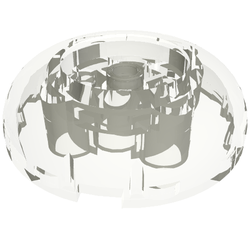 LEGO PART 79850 Brick Round 4 x 4 Dome Top with Round 2 x 2 Recessed, 4 ...