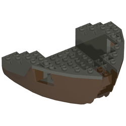 LEGO PART 6051c05 Boat Hull Section, Small Bow 12 x 12 x 5 1/3 with ...