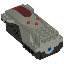 LEGO PART 32344c02 Hub, Micro Scout with Red Buttons and Black Base ...