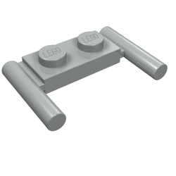 LEGO PART 3839a Plate Special 1 x 2 with Handles [Round Ends, Mid ...