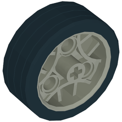 LEGO PART 44293c01 Wheel 36.8 x 14 ZR with Axle Hole, 3 Pin Holes, and ...