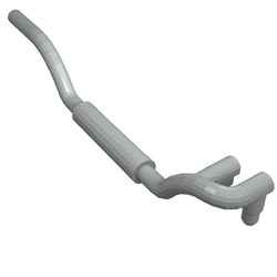 LEGO PART 4467 Exhaust Pipe Twin Inlet 11L Right | Rebrickable - Build ...