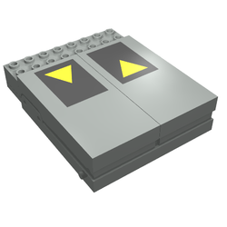 LEGO PART 4707c02 Control Unit, Train 12V, 8 x 10 with Train Decoupler ...