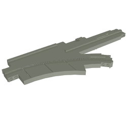 LEGO PART 2889 Vehicle Track, Monorail Point Right | Rebrickable ...