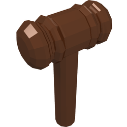 LEGO PART 11250 Equipment Judge's Gavel | Rebrickable - Build with LEGO