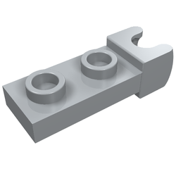 LEGO PART 14418 Plate Special 1 x 2 5.9mm Towball Socket | Rebrickable ...