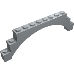 LEGO PART 14707 Brick Arch 1 x 12 x 3 Raised Arch | Rebrickable - Build ...