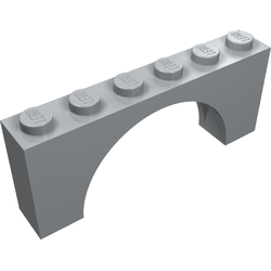 LEGO PART 15254 Brick Arch 1 x 6 x 2 - Thin Top without Reinforced ...
