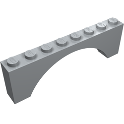 LEGO PART 3308 Brick Arch 1 x 8 x 2 | Rebrickable - Build with LEGO