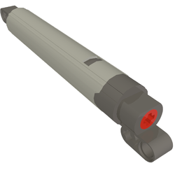 LEGO PART 40918 Technic Linear Actuator with Dark Bluish Gray Ends Long ...