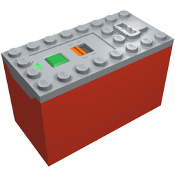 LEGO PART 64228c01 Battery Box, 9V with Red Bottom [6 x AAA ...