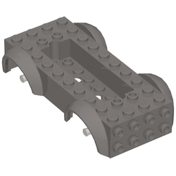 LEGO PART 12622c02 Vehicle Base 4 x 10 x 2 1/2 with Mudguards, Wheel ...