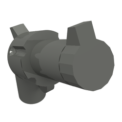 LEGO PART 30132 Weapon Gun / Pistol / Revolver Large Barrel, Long Grip ...