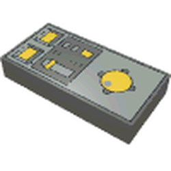 LEGO PART 3069bpr0090 Tile 1 x 2 with Joystick and Vehicle Control ...